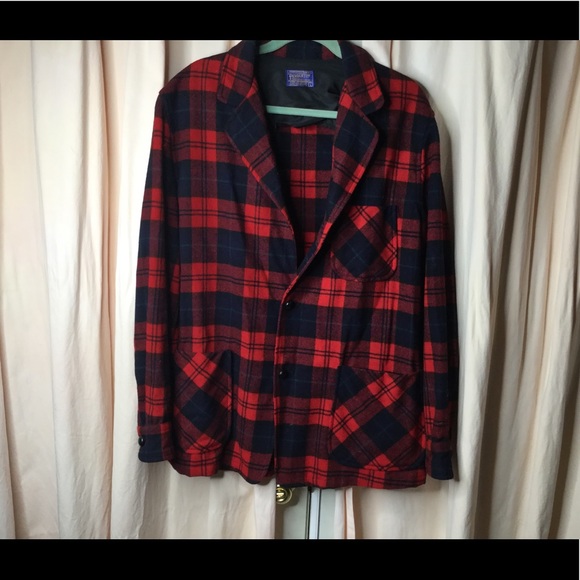 Pendleton | Jackets & Coats | Vintage Pendleton Wool Plaid Shacket Shirt Jacket | Poshmark